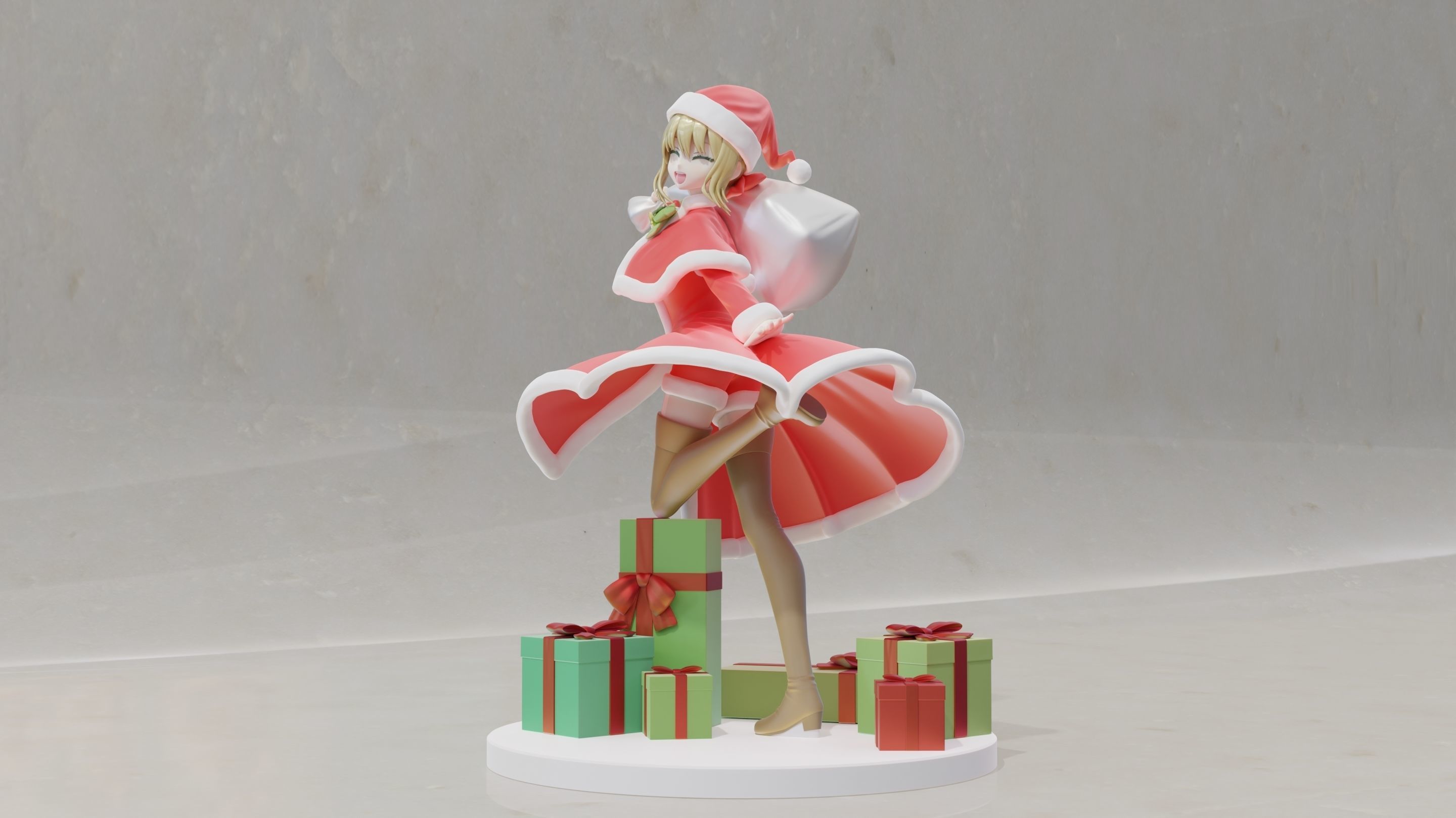 Nero Santa - Fate Series 3d Print Figure 3D model 3D printable | CGTrader