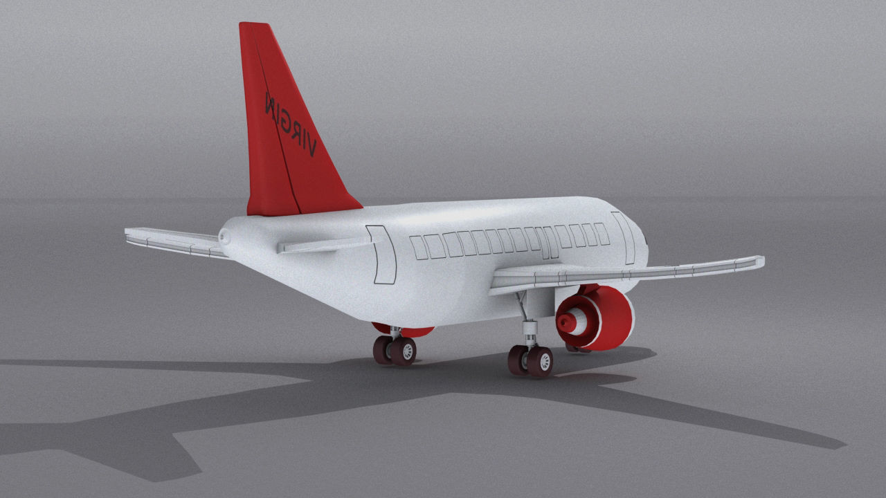 3D model Airbus A321neo VR / AR / low-poly | CGTrader