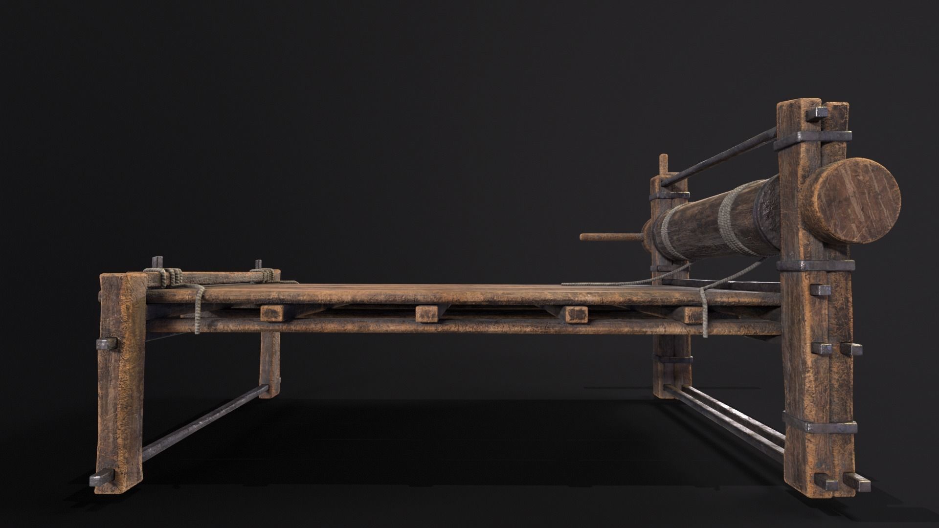 3D model Medieval Rack Torture VR / AR / low-poly | CGTrader