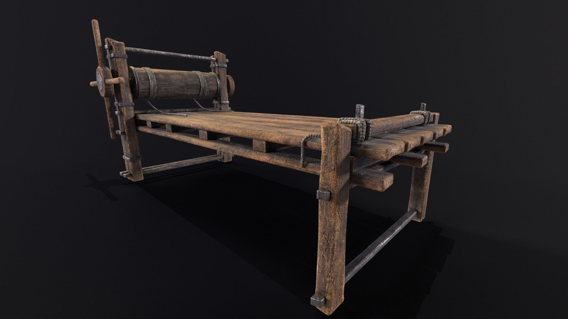 3D model Medieval Rack Torture VR / AR / low-poly | CGTrader