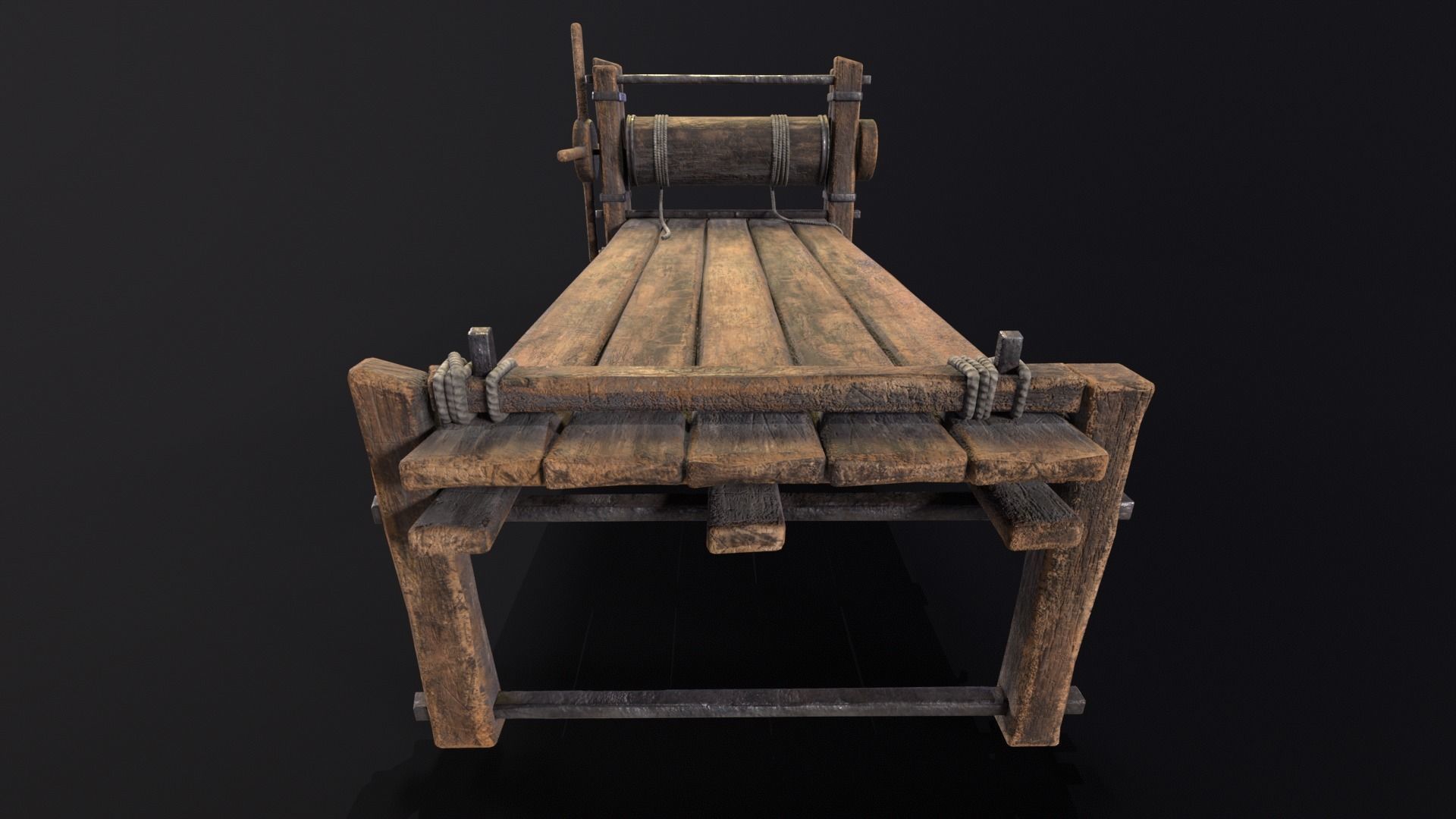 3D model Medieval Rack Torture VR / AR / low-poly | CGTrader
