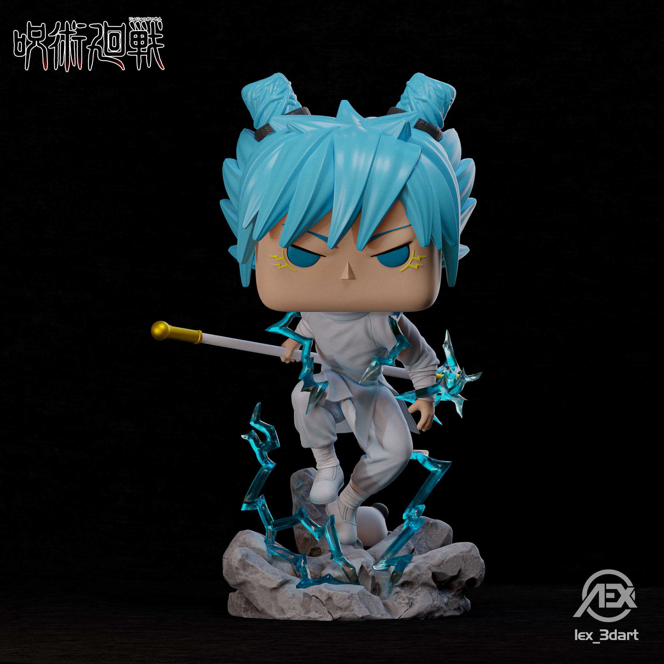 Hajime Kashimo - Jujutsu Kaisen Fan - Art 3D model 3D printable | CGTrader