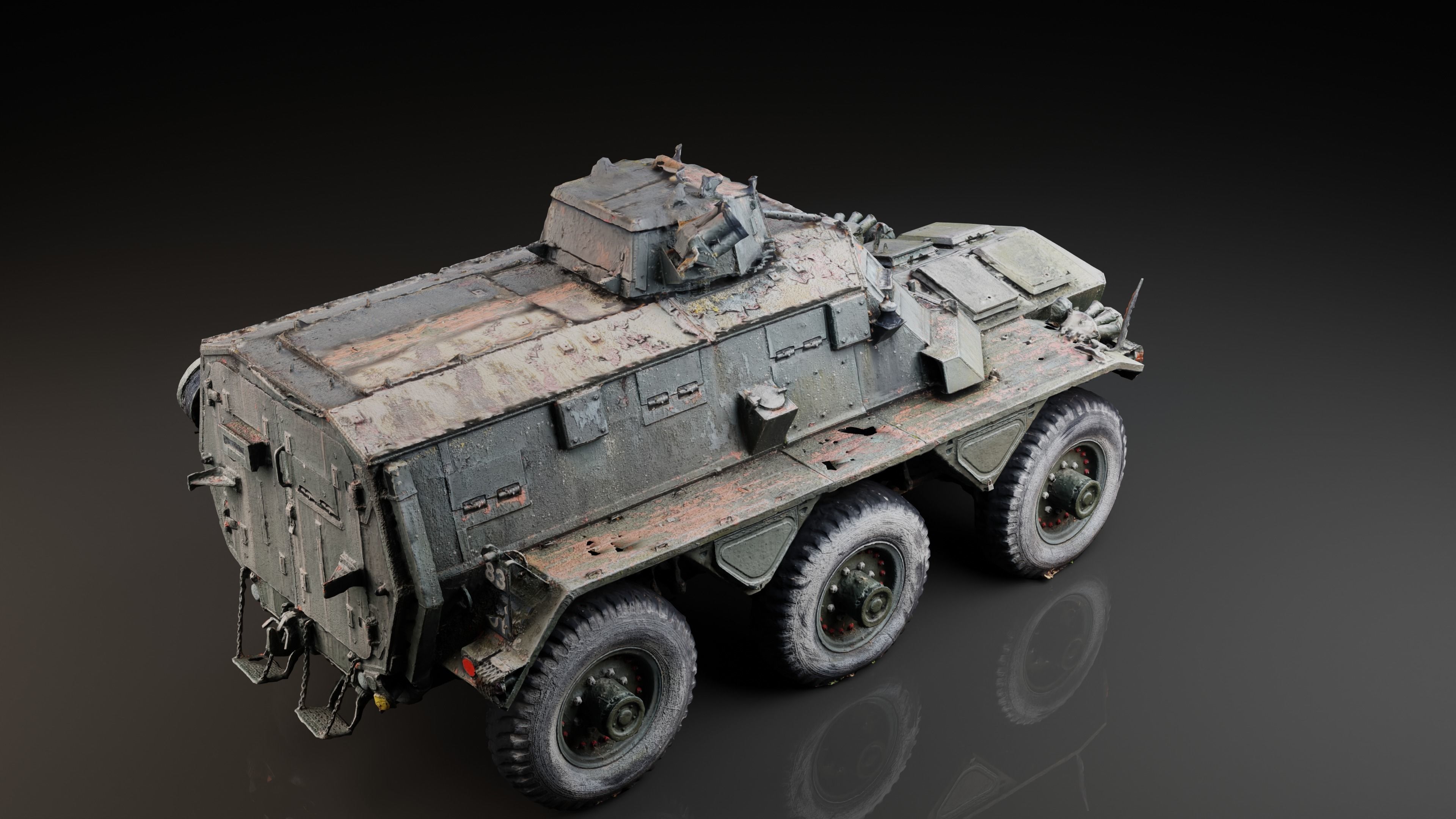 Saracen APC 3D model | CGTrader