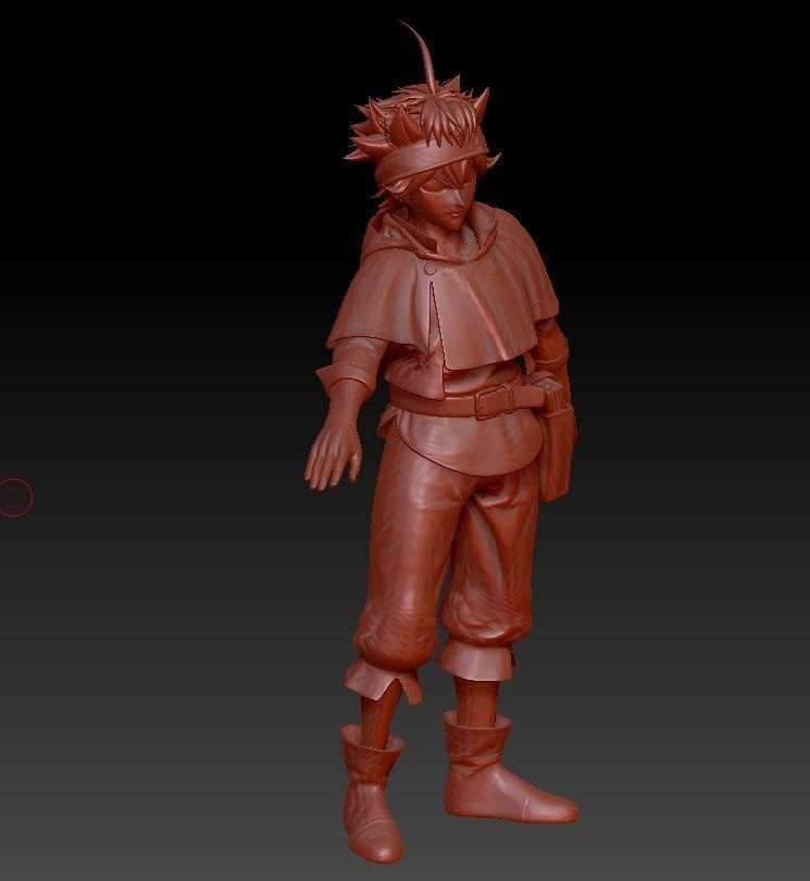 asta from black clover 3d Anime 3D print model 3D model 3D printable ...