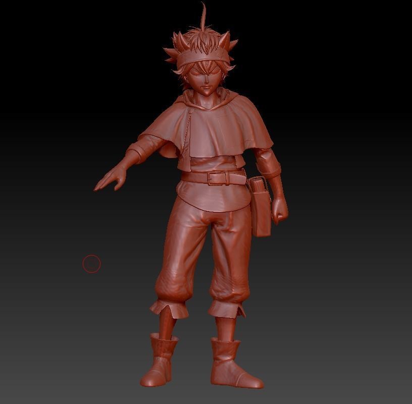 asta from black clover 3d Anime 3D print model 3D model 3D printable ...