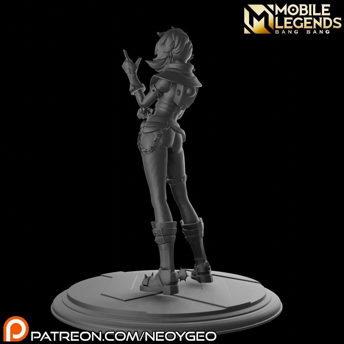IXIA - MOBILE LEGENDS 3D model 3D printable | CGTrader