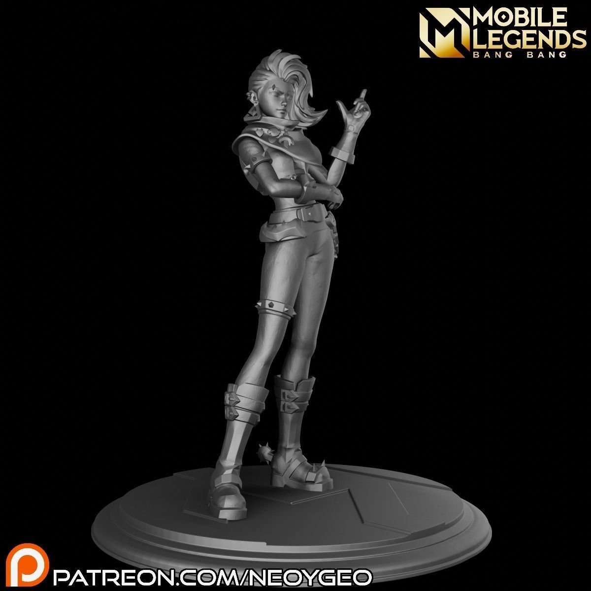 IXIA - MOBILE LEGENDS 3D model 3D printable | CGTrader