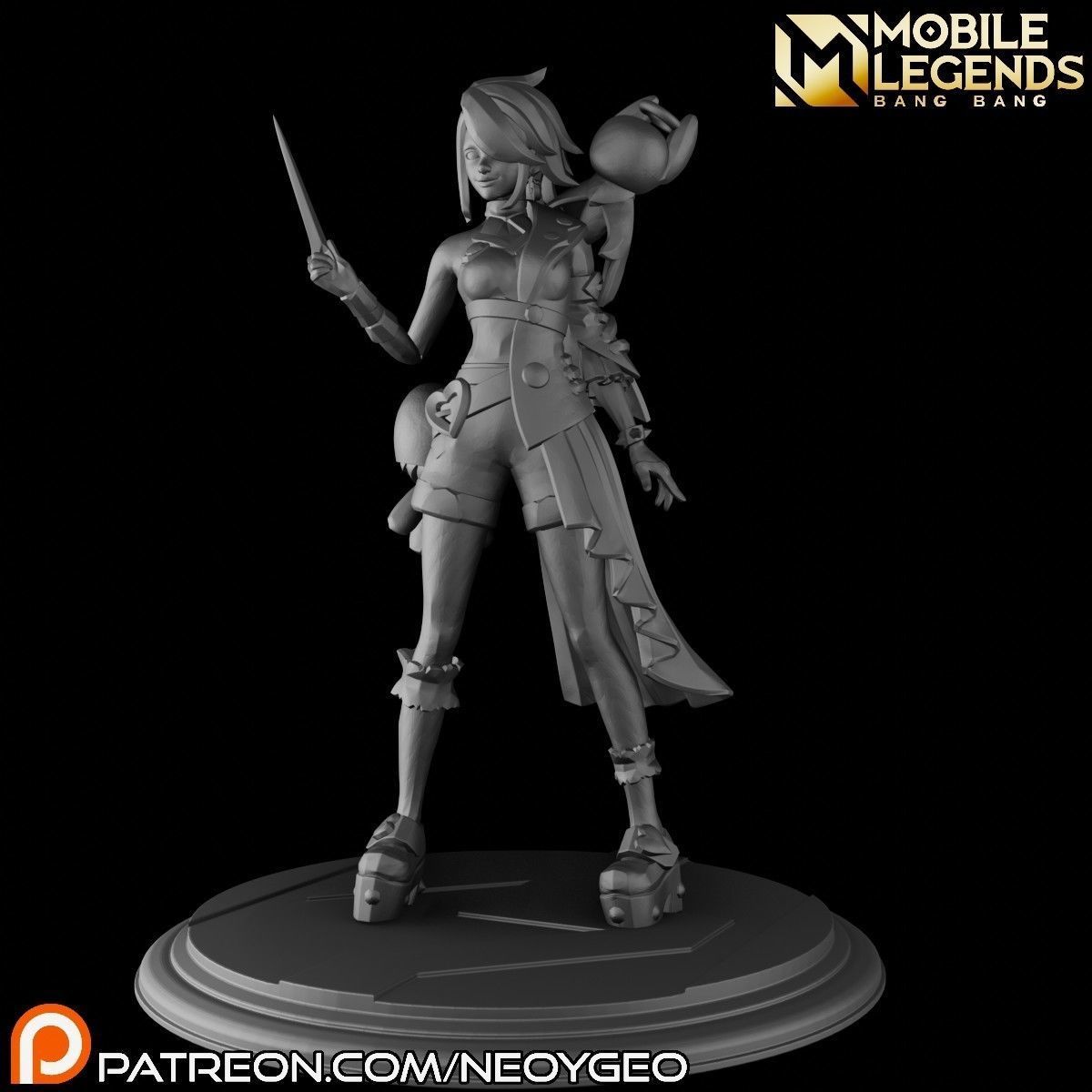 MELISSA - MOBILE LEGENDS 3D model 3D printable | CGTrader