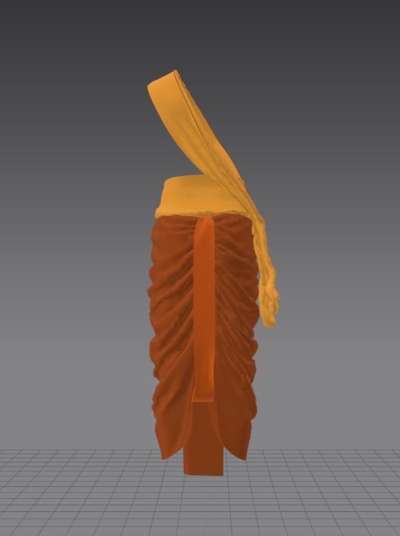 Bhagwa Dhoti 3D Model 3D model | CGTrader