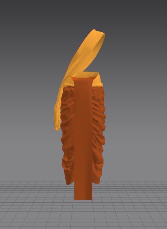 Bhagwa Dhoti 3D Model 3D model | CGTrader