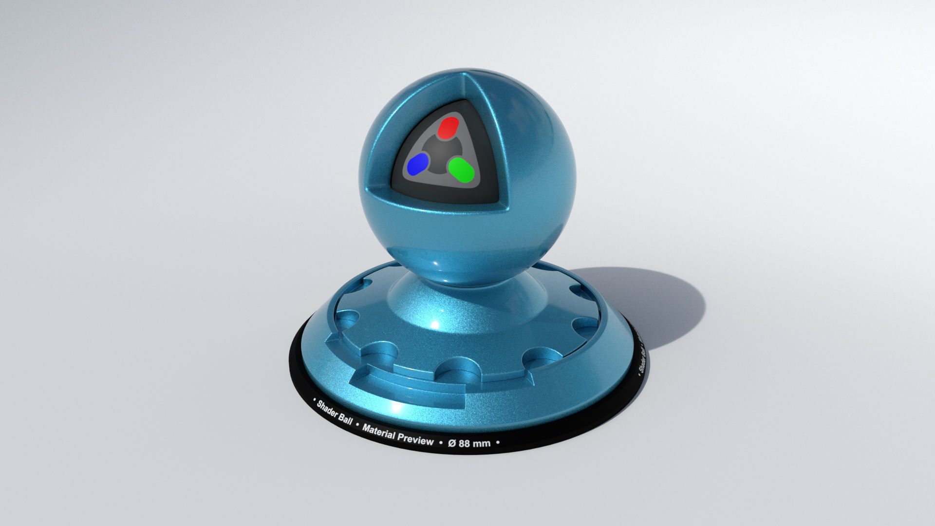 3D model Shader Ball model VR / AR / low-poly | CGTrader