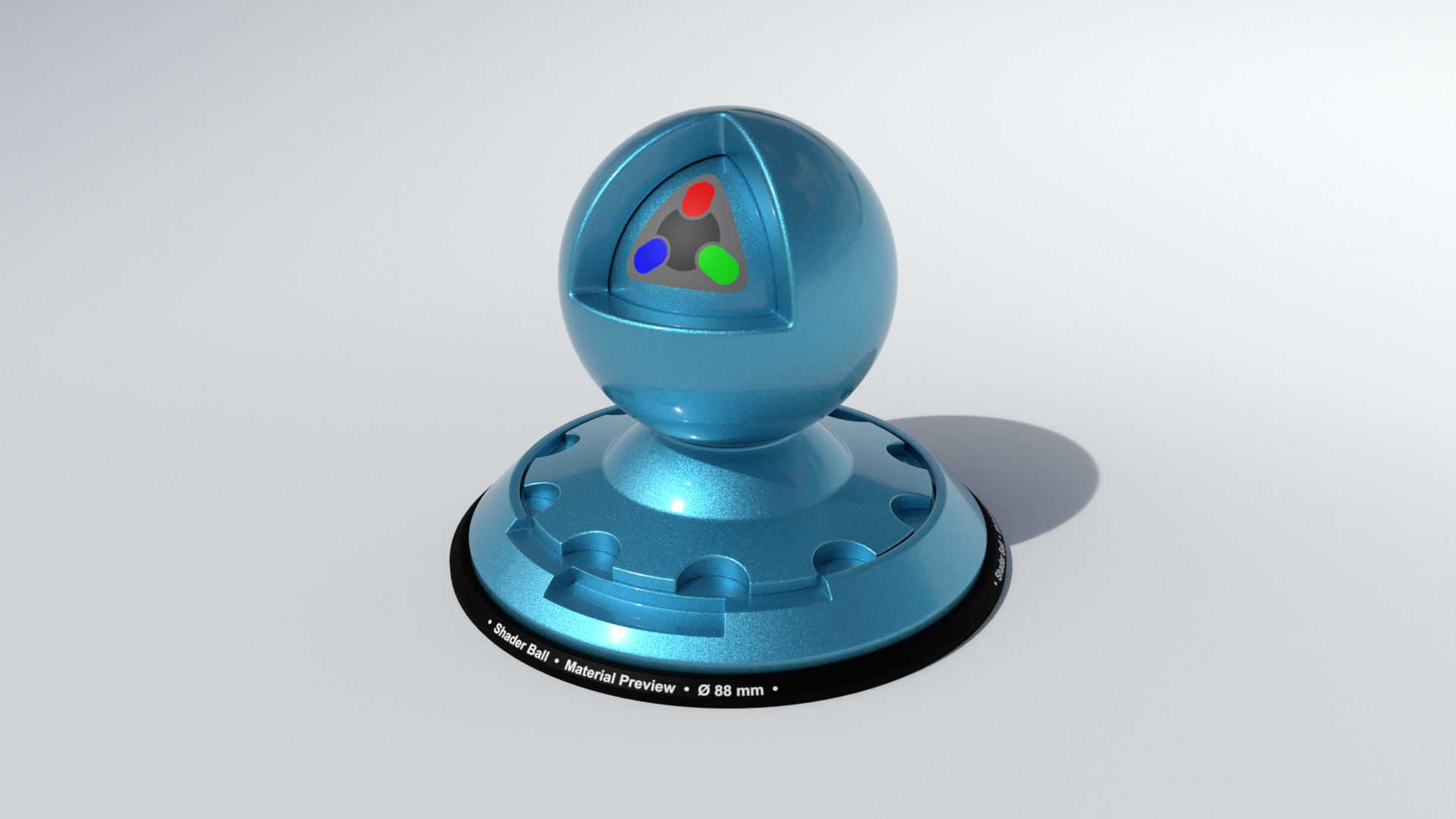 3D model Shader Ball model VR / AR / low-poly | CGTrader