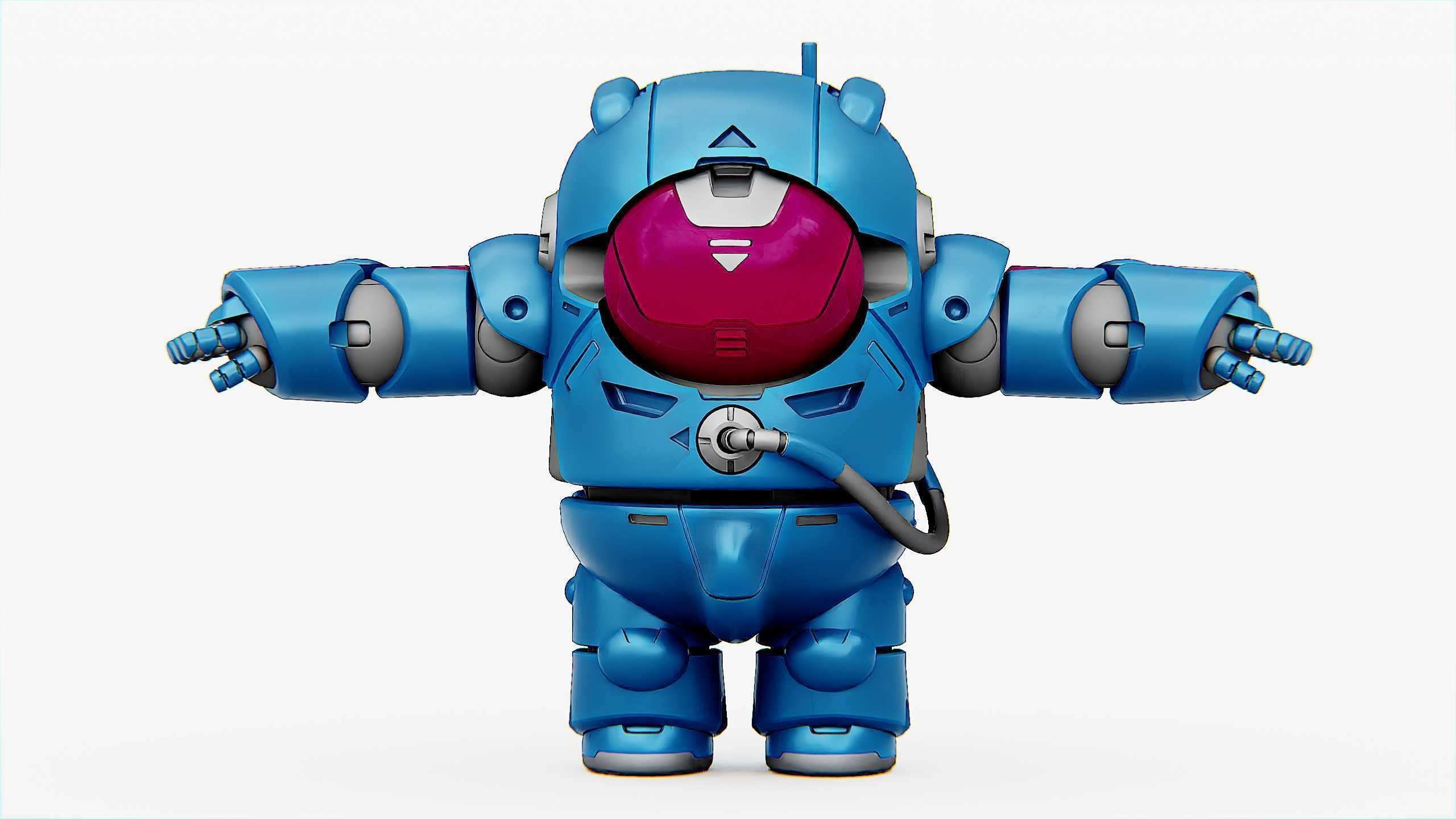 Among us Character-C Rigged for Unreal Engine - Unity - MIXAMO 3D model ...