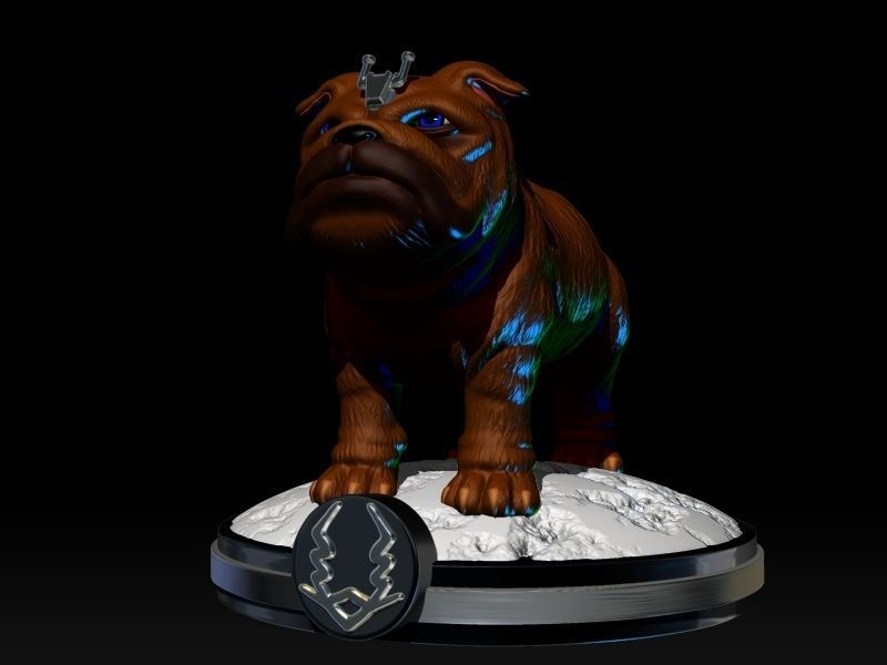 LOCKJAW DOG INHUMANS BLACK BOLT MARVEL LEGENDS 3D model 3D printable ...