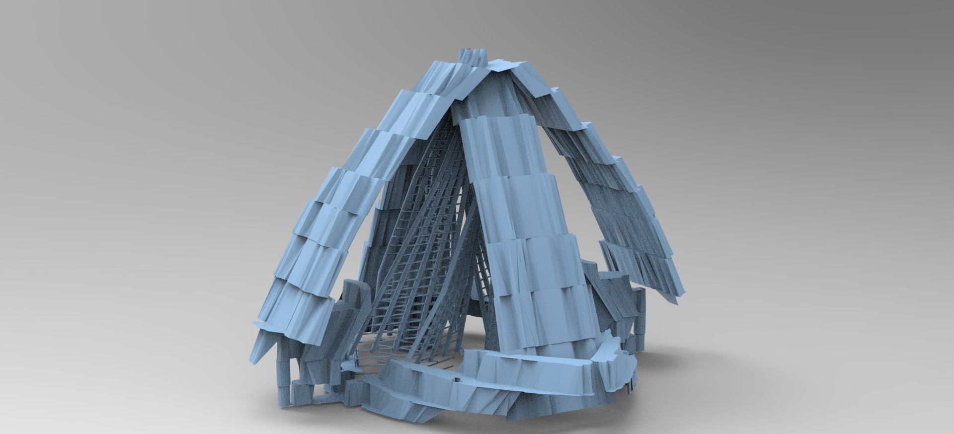 3D model Atlantis gravity tower top VR / AR / low-poly | CGTrader