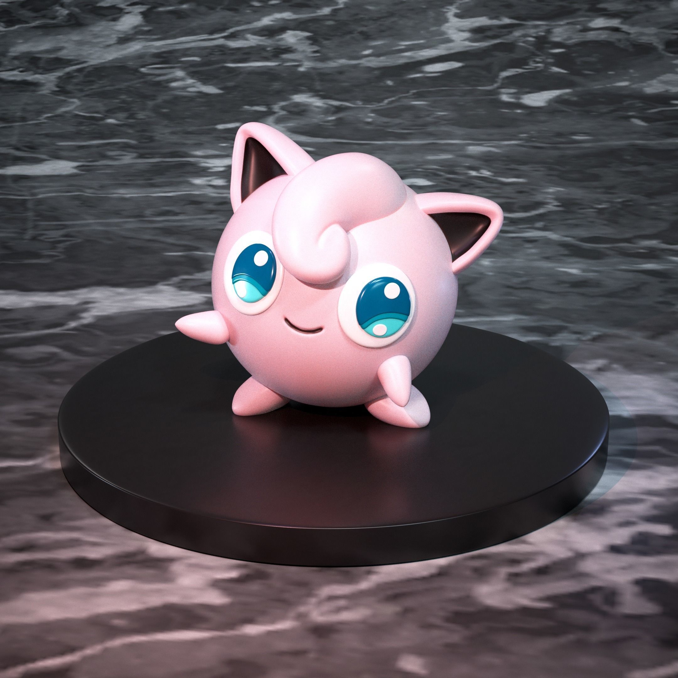 POKEMON JigglyPuff Mini Figure 3D model 3D printable | CGTrader