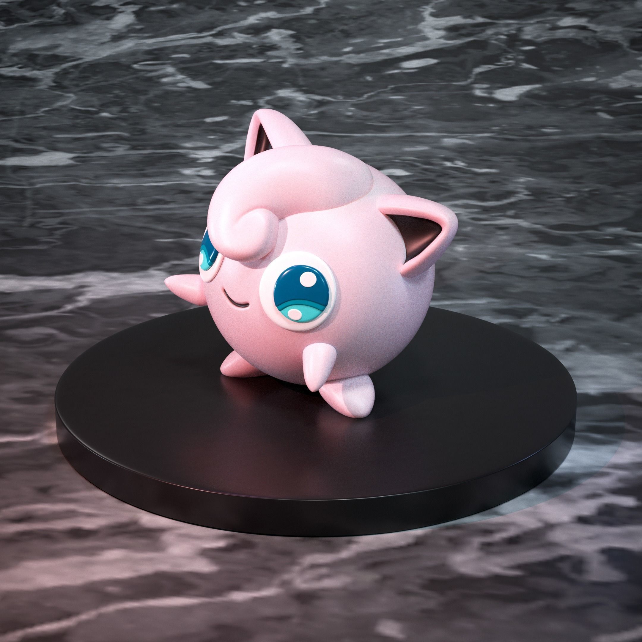 POKEMON JigglyPuff Mini Figure 3D model 3D printable | CGTrader