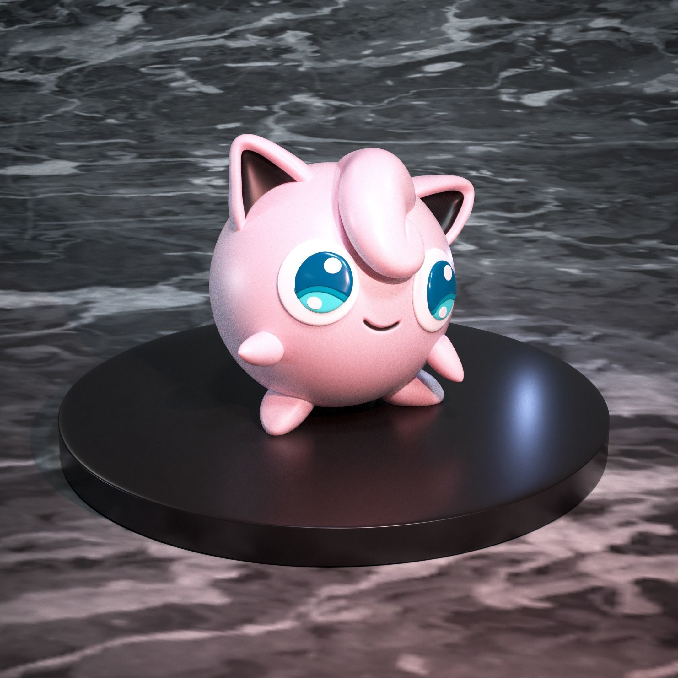 POKEMON JigglyPuff Mini Figure 3D model 3D printable | CGTrader