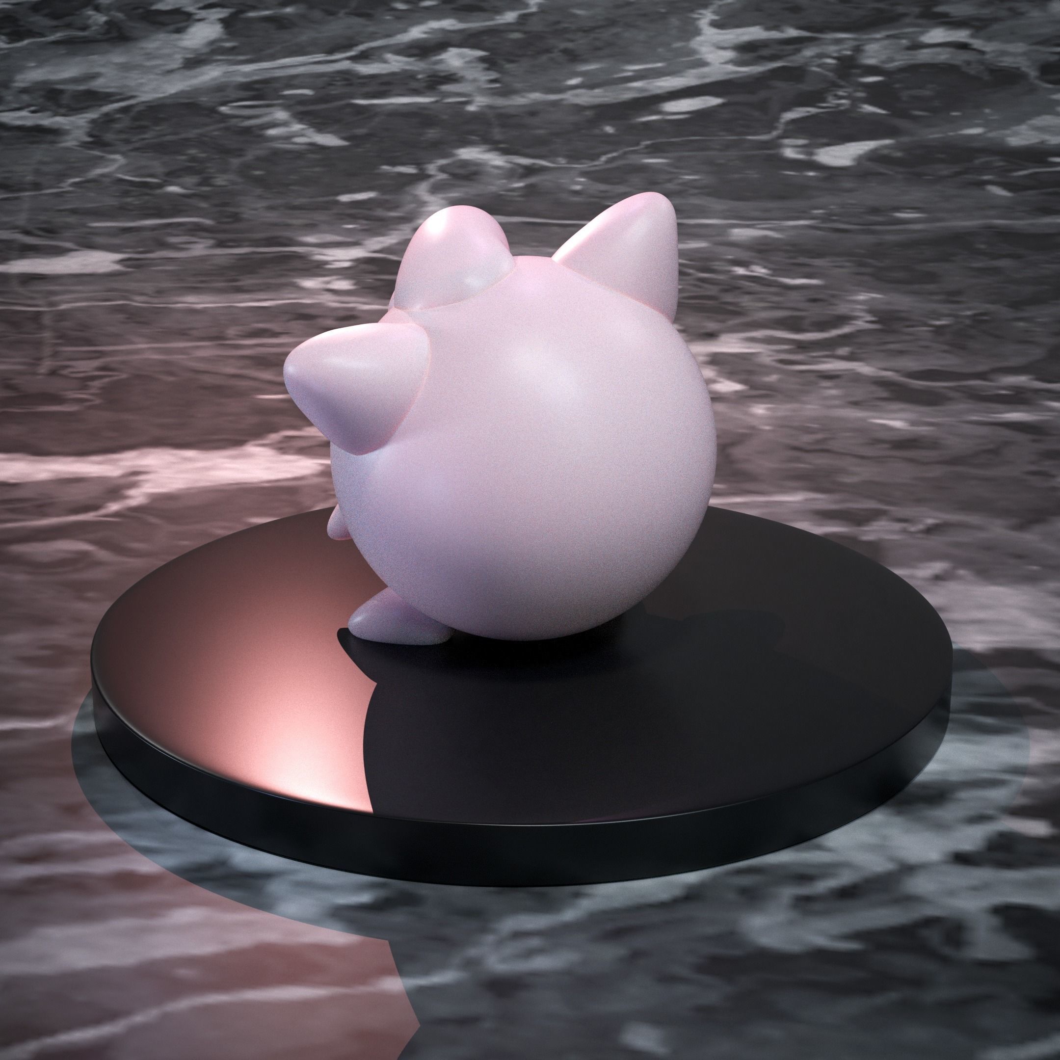 POKEMON JigglyPuff Mini Figure 3D model 3D printable | CGTrader