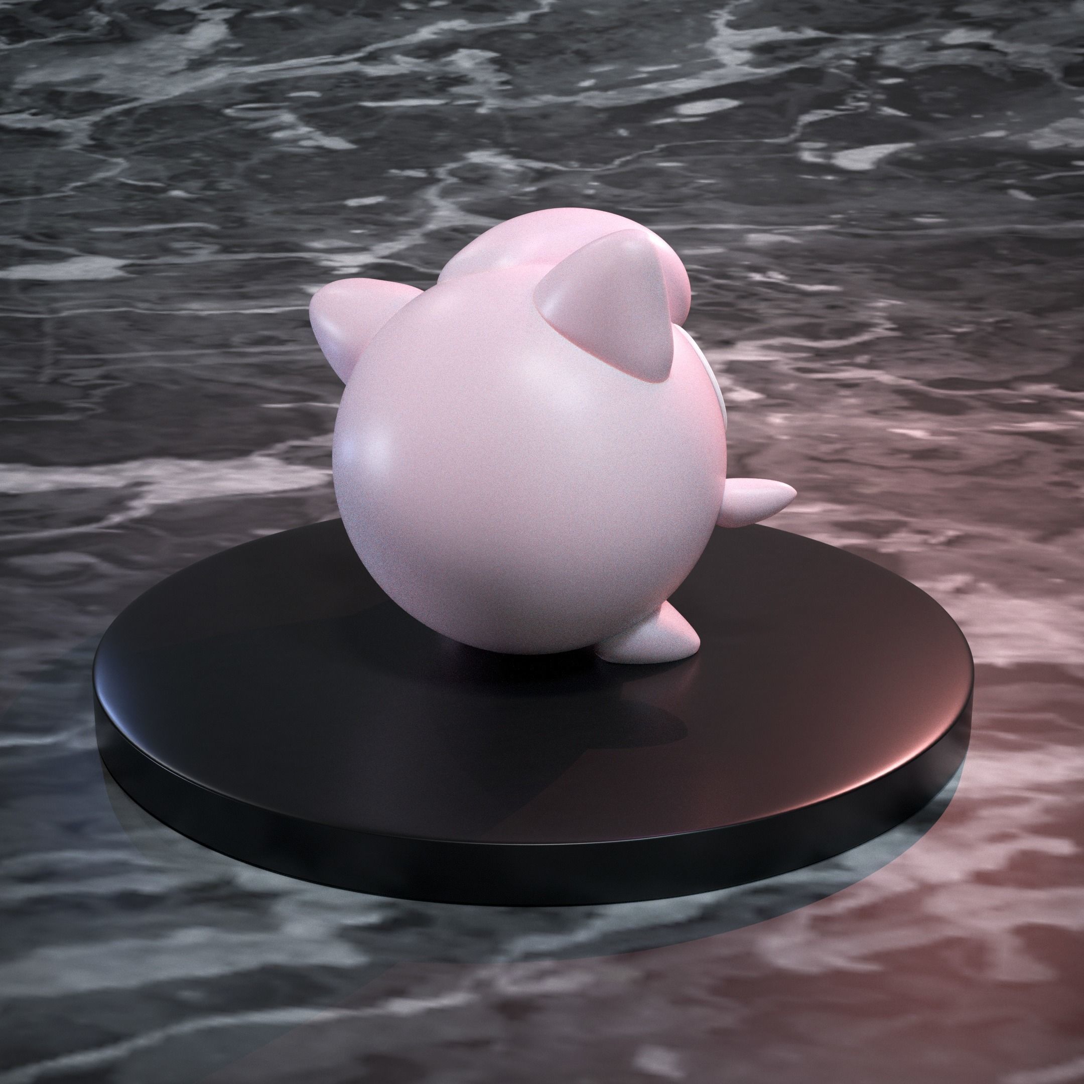 POKEMON JigglyPuff Mini Figure 3D model 3D printable | CGTrader