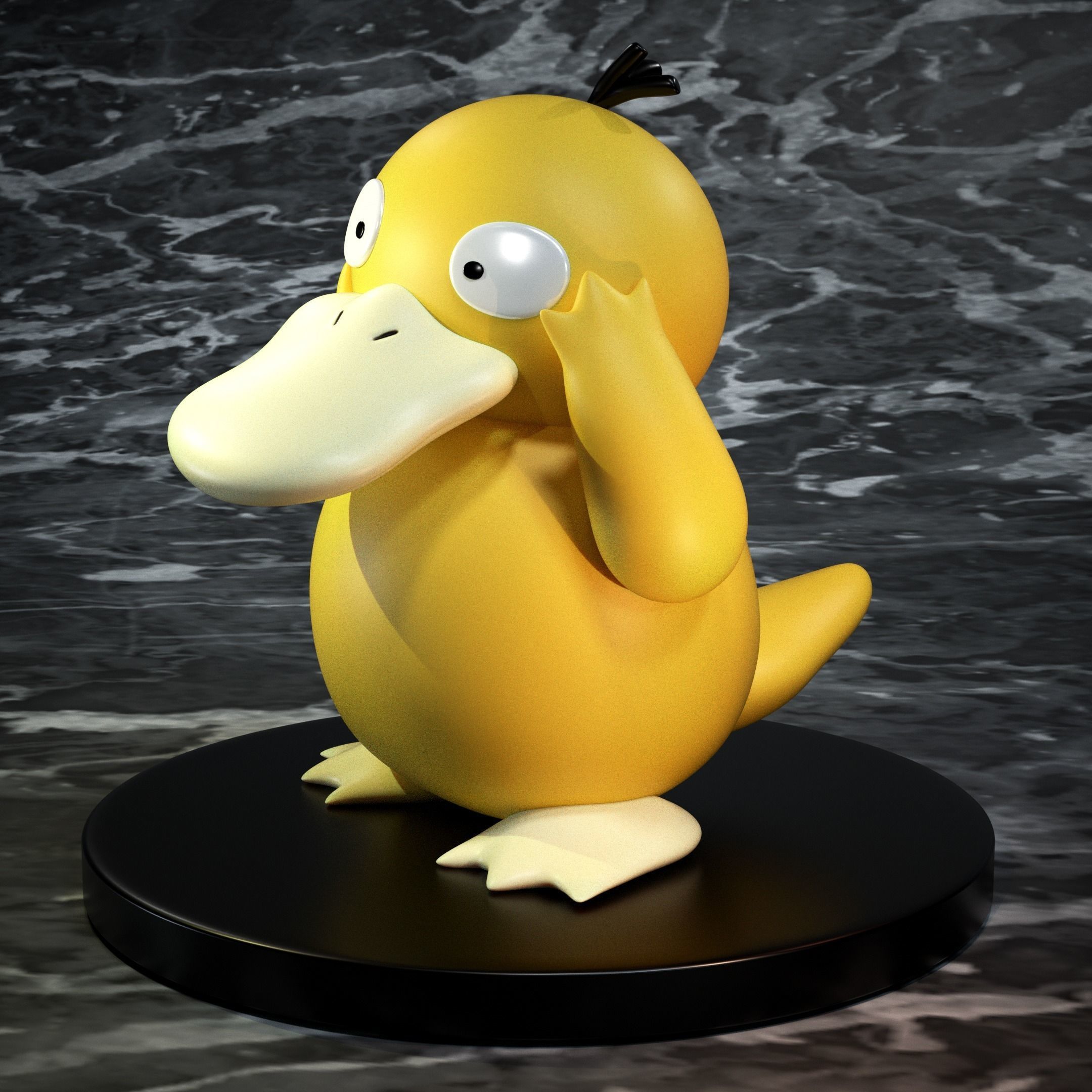 POKEMON Psyduck Mini Figure 3D model 3D printable | CGTrader