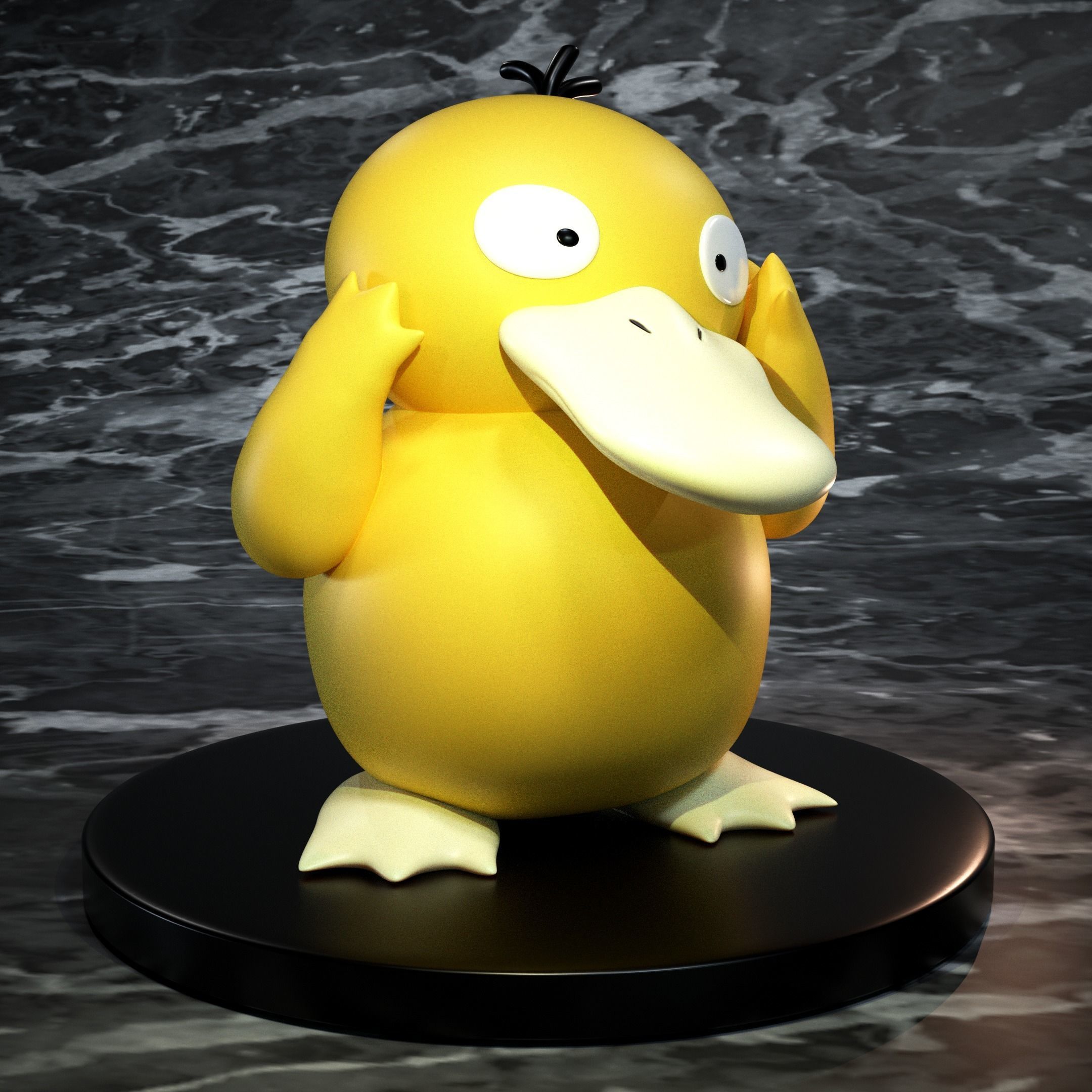 POKEMON Psyduck Mini Figure 3D model 3D printable | CGTrader