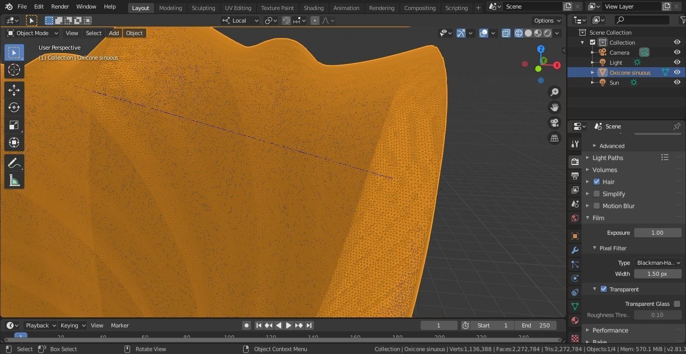 Oxicone Shell Ornamented Ribs 3D model 3D printable | CGTrader