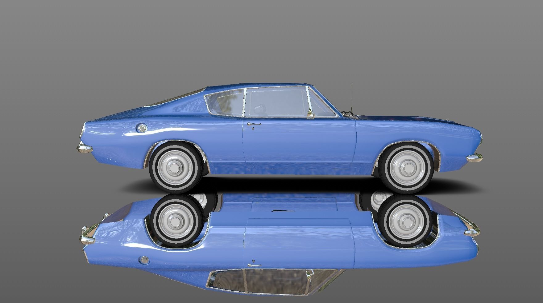 3D model Megas XLR Car New Model Low-poly 3D model VR / AR / low-poly ...