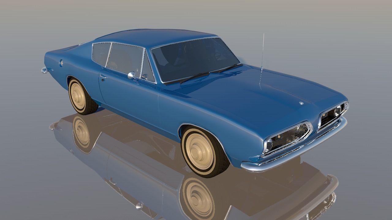 3D model Megas XLR Car New Model Low-poly 3D model VR / AR / low-poly ...