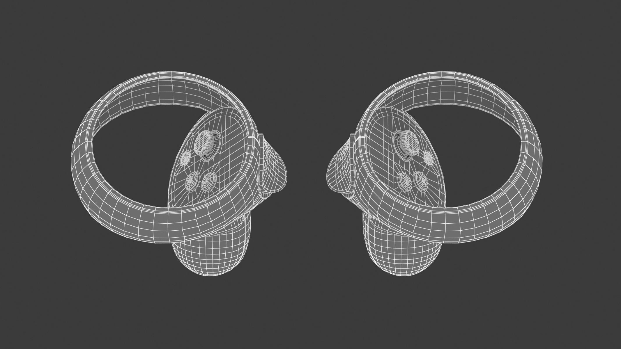Oculus Meta Quest 2 Controller 3D model | CGTrader