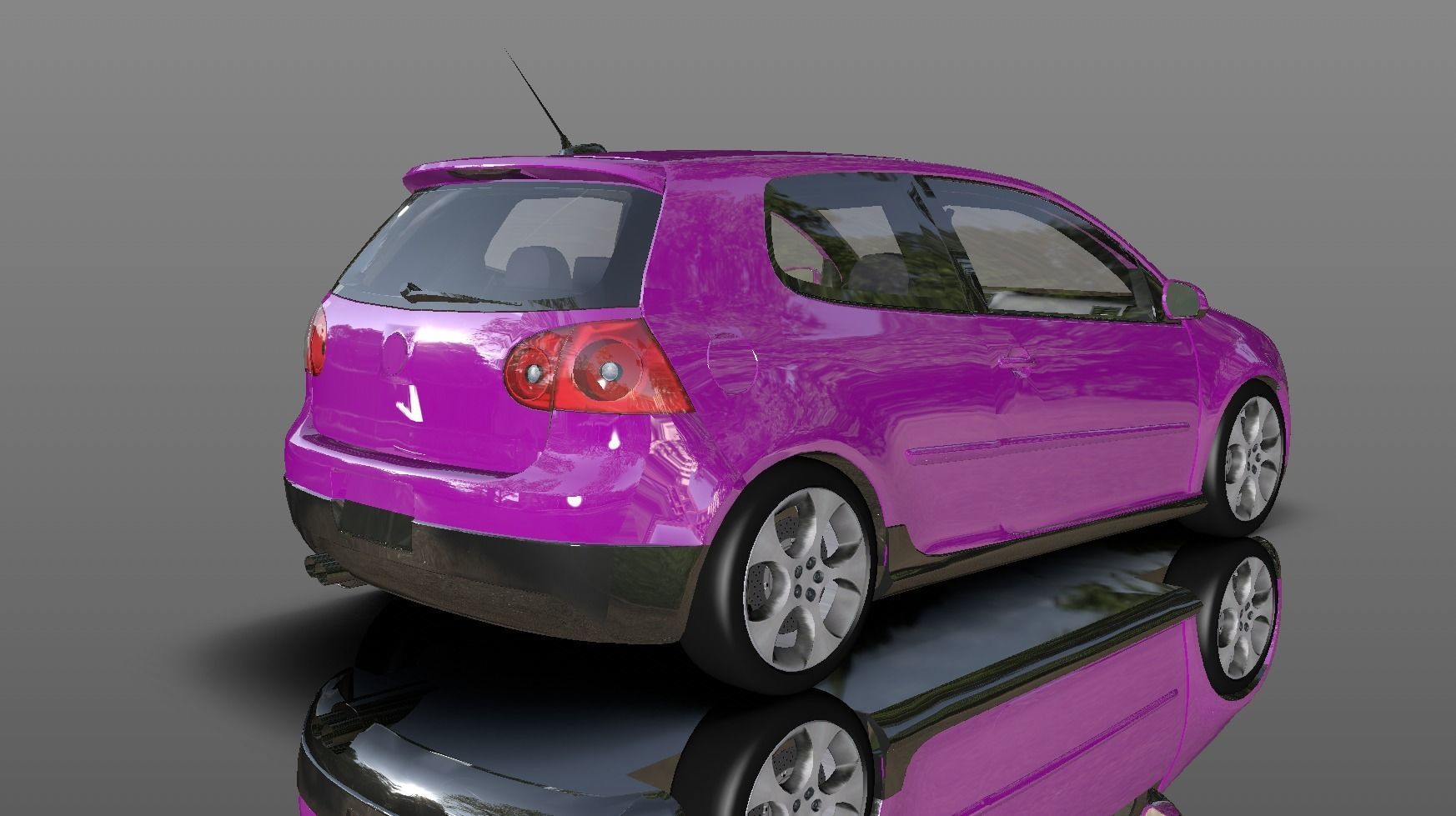 Volkswagen Golf 5 gti New 3D Model 3D model | CGTrader