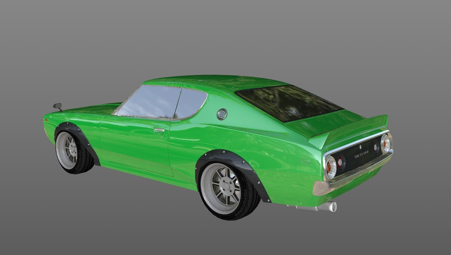 Nissan Skyline GT-R C110 New Car 3D Model 3D model | CGTrader