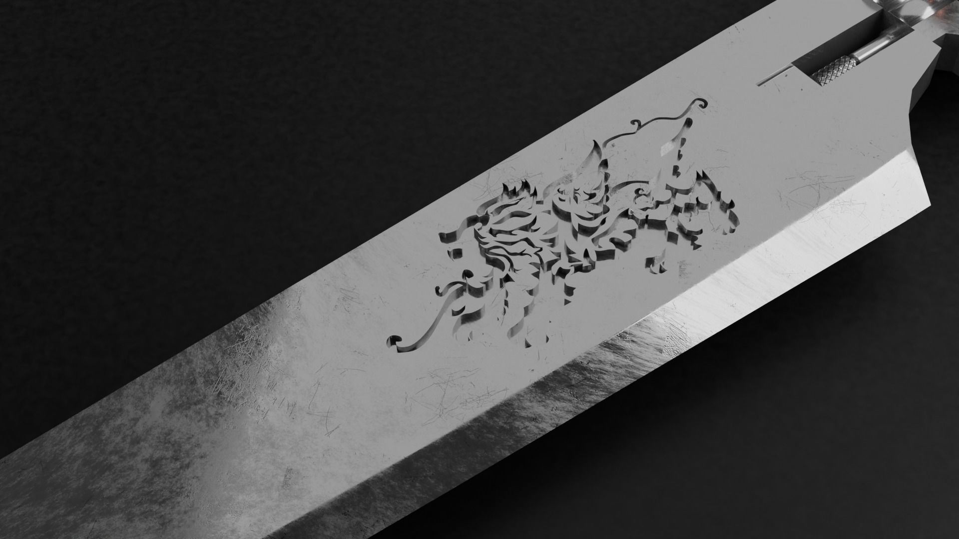 Gunblade Revolver - Final Fantasy VIII 3D model | CGTrader