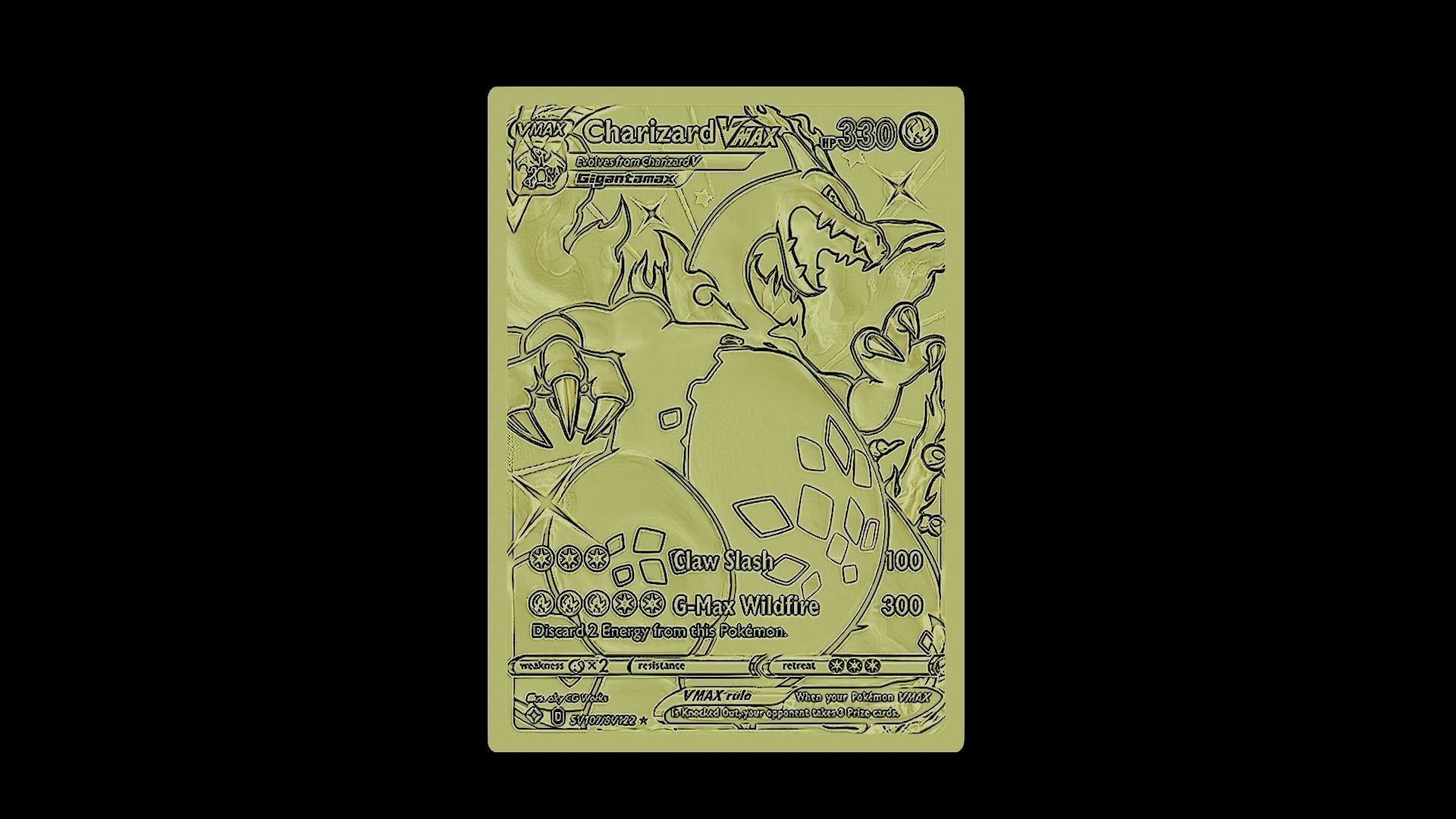 CHARIZARD VMAX SHINY - POKEMON 3D model 3D printable | CGTrader