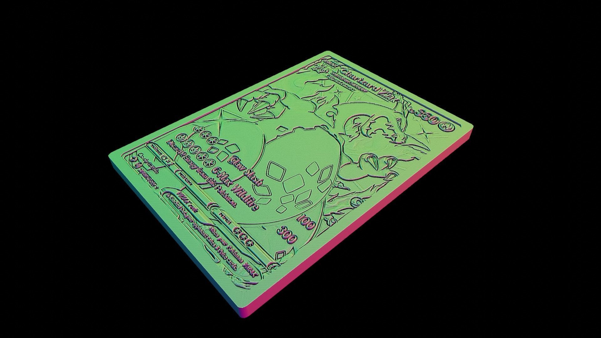 CHARIZARD VMAX SHINY - POKEMON 3D model 3D printable | CGTrader