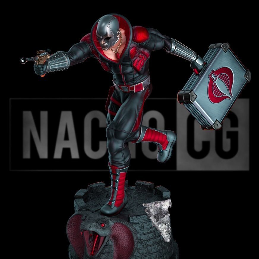 Fan Art - Destro from GI Joe - Statue 3D model 3D printable | CGTrader
