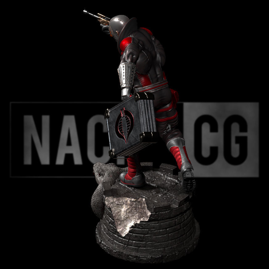 Fan Art - Destro from GI Joe - Statue 3D model 3D printable | CGTrader