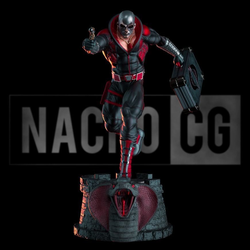Fan Art - Destro from GI Joe - Statue 3D model 3D printable | CGTrader