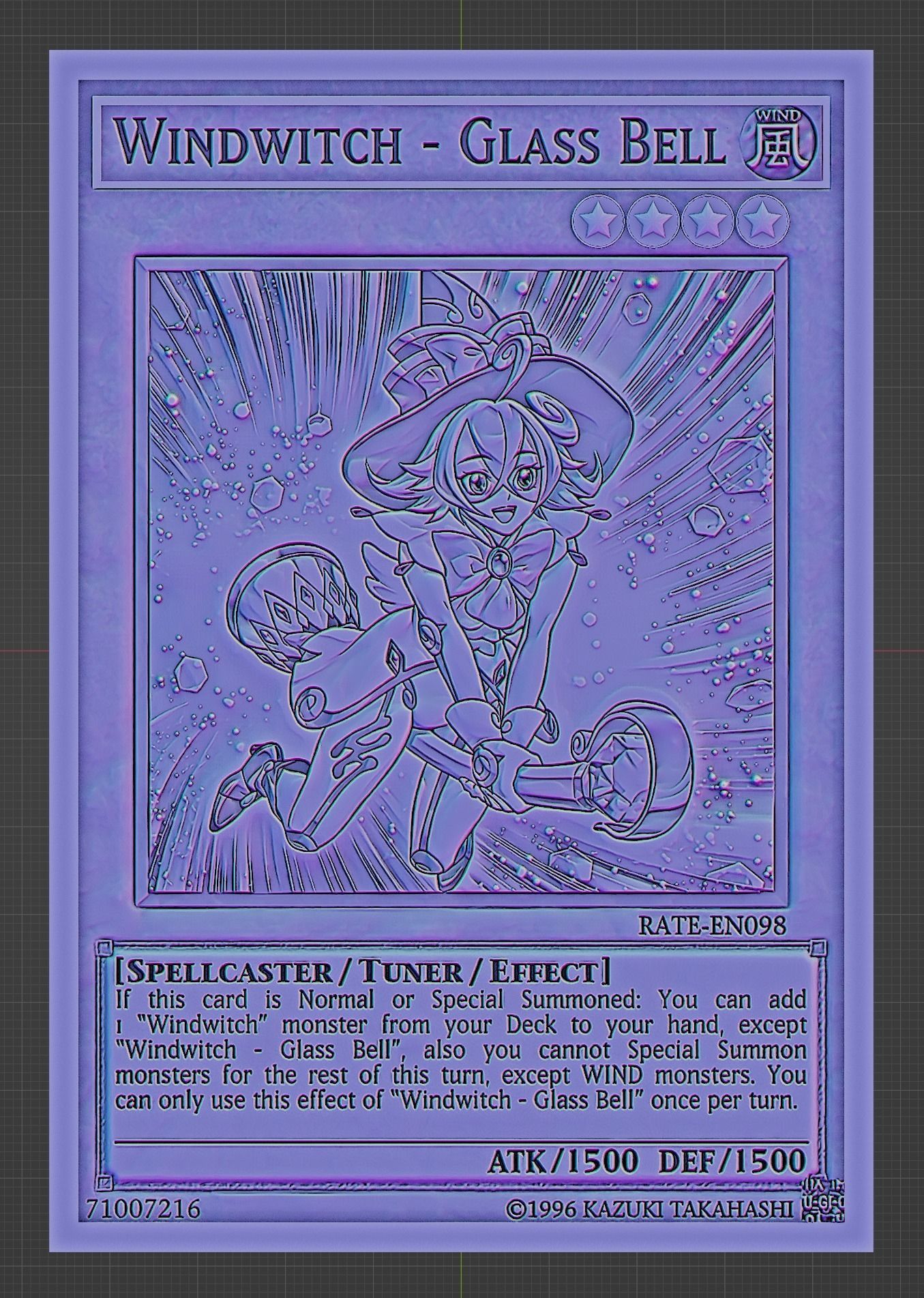 WINDWITCH - GLASS BELL - YUGIOH 3D model 3D printable | CGTrader