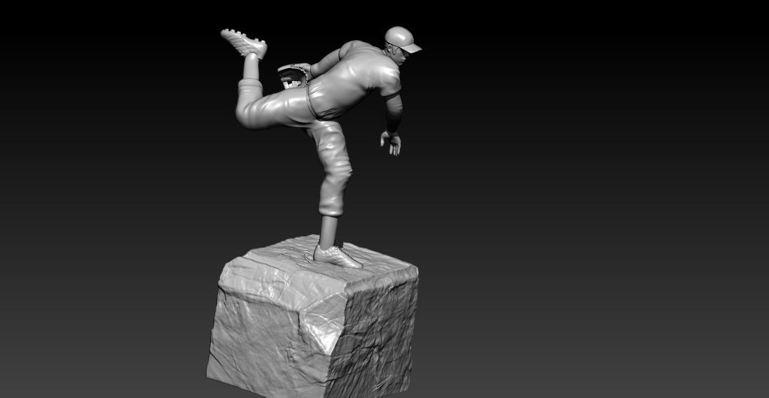 MLB - BASEBALL PLAYER STATUE DESTOP - TROPHY CUP - 3D PRINT 3D model 3D ...