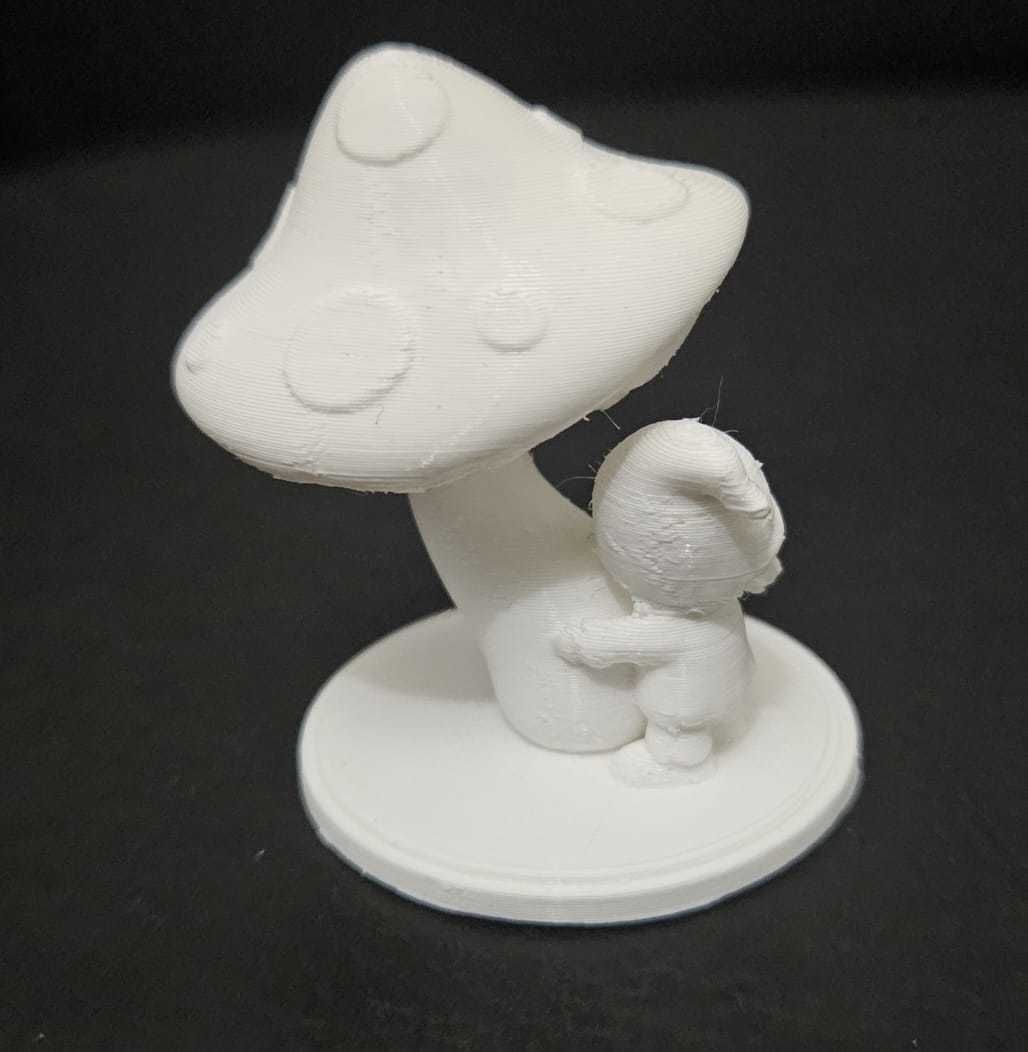 Gnome Hugging Mushroom 3D model 3D printable | CGTrader