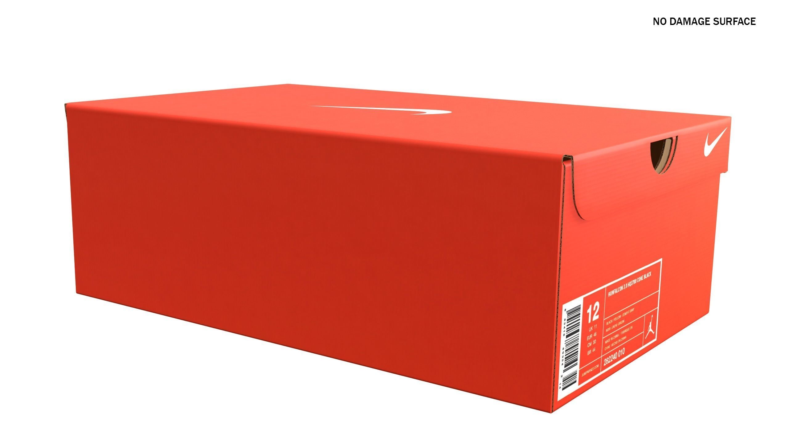 3D model Nike Orange Shoe Box VR / AR / low-poly | CGTrader