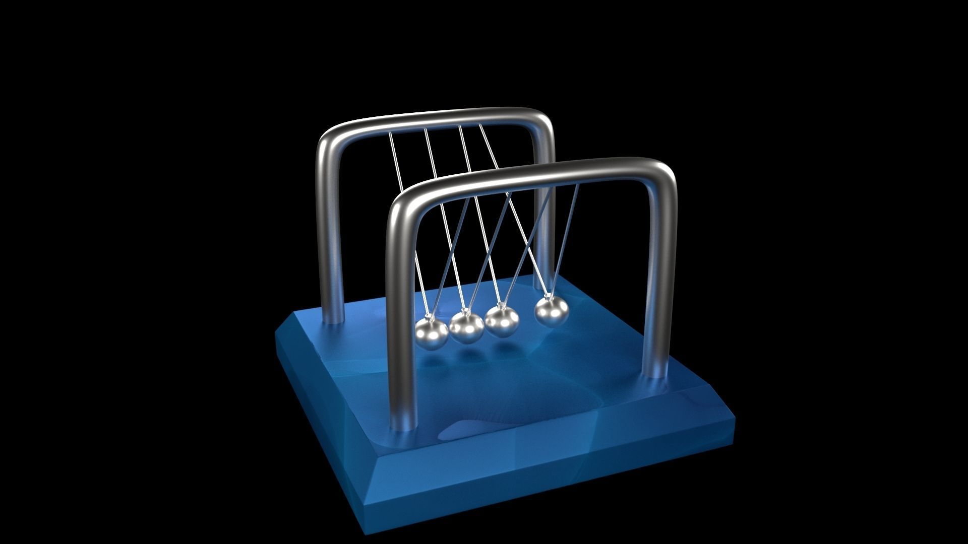 Table Pendulum Newton Balls free VR / AR / low-poly 3D model | CGTrader