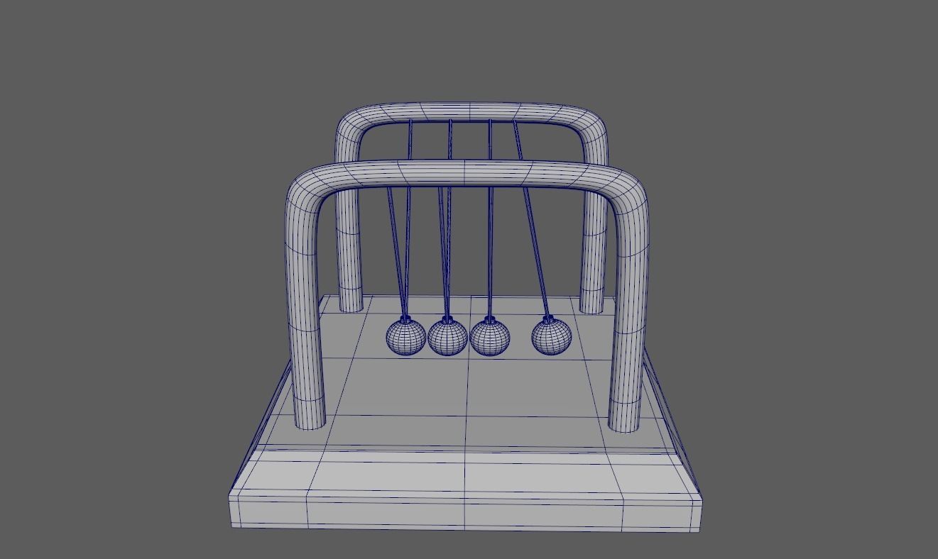 Table Pendulum Newton Balls free VR / AR / low-poly 3D model | CGTrader