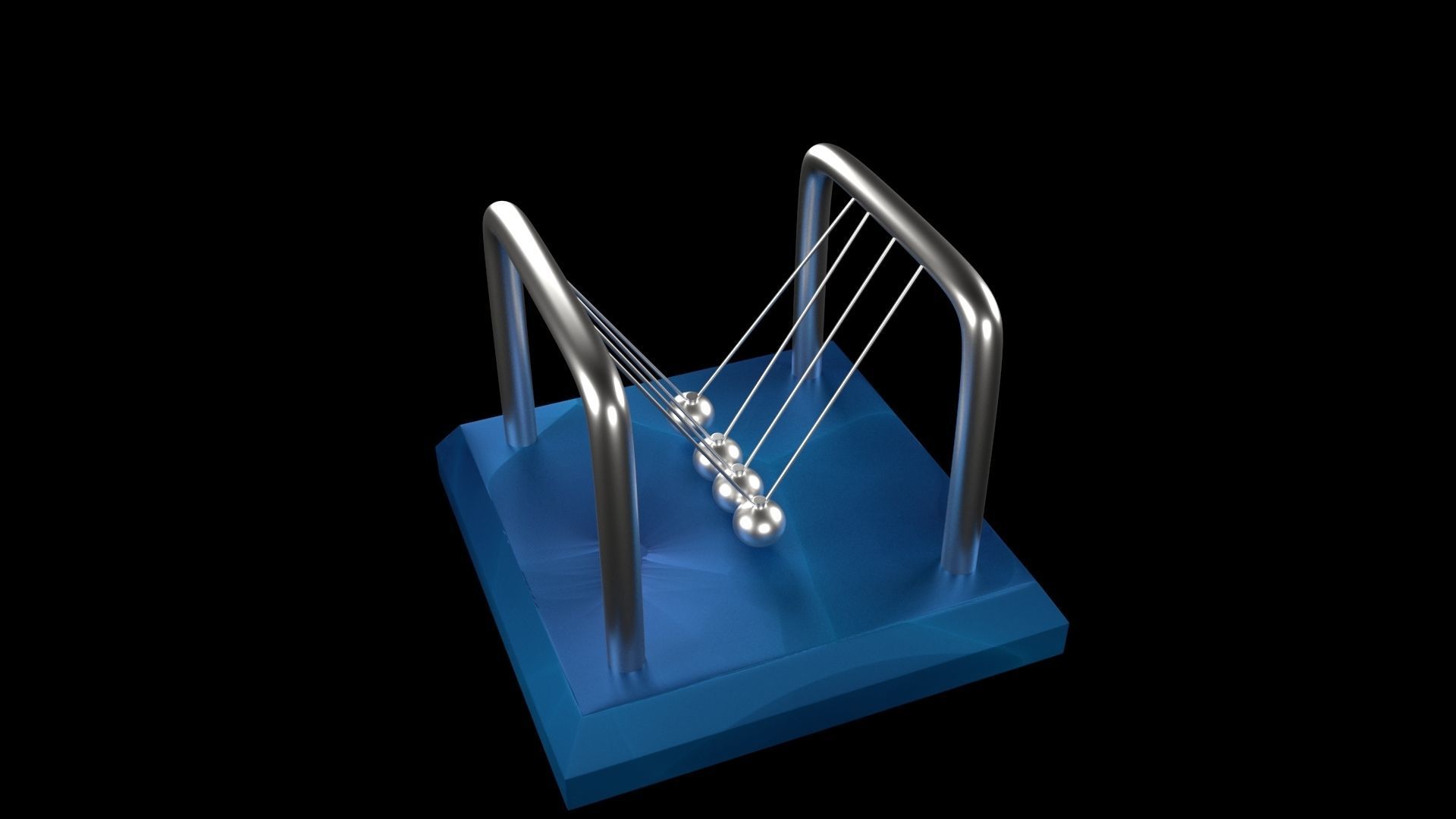Table Pendulum Newton Balls free VR / AR / low-poly 3D model | CGTrader
