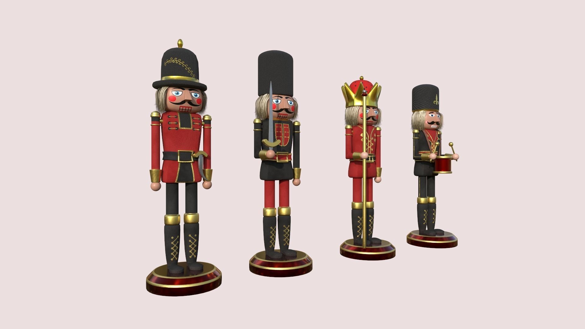 3D model Nutcracker VR / AR / low-poly | CGTrader