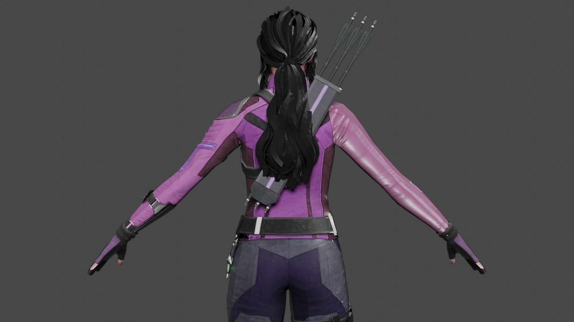 Kate Bishop 3D Model 3D model rigged | CGTrader