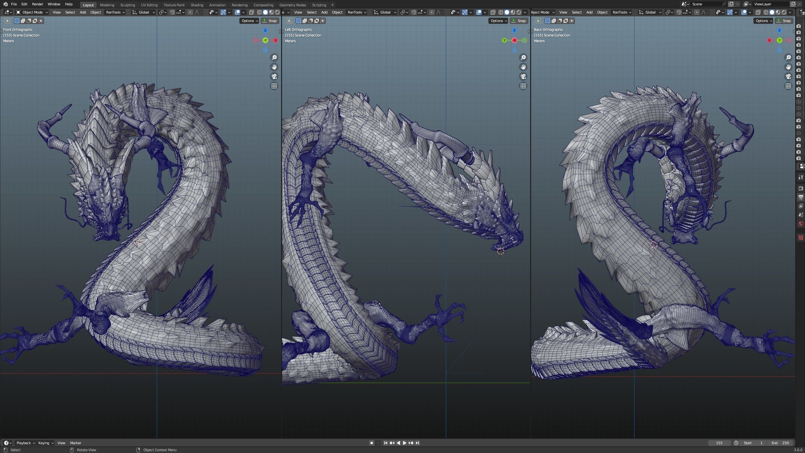3D model Chinese Dragon VR / AR / low-poly | CGTrader