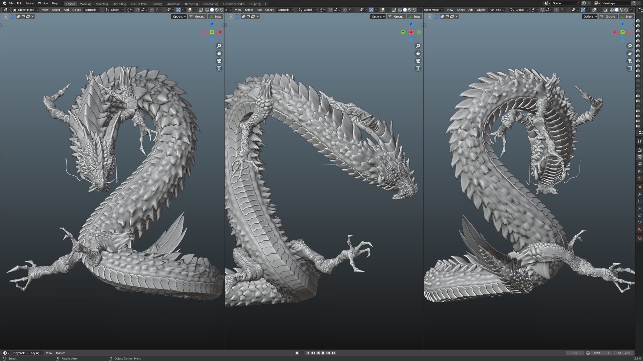 3D model Chinese Dragon VR / AR / low-poly | CGTrader