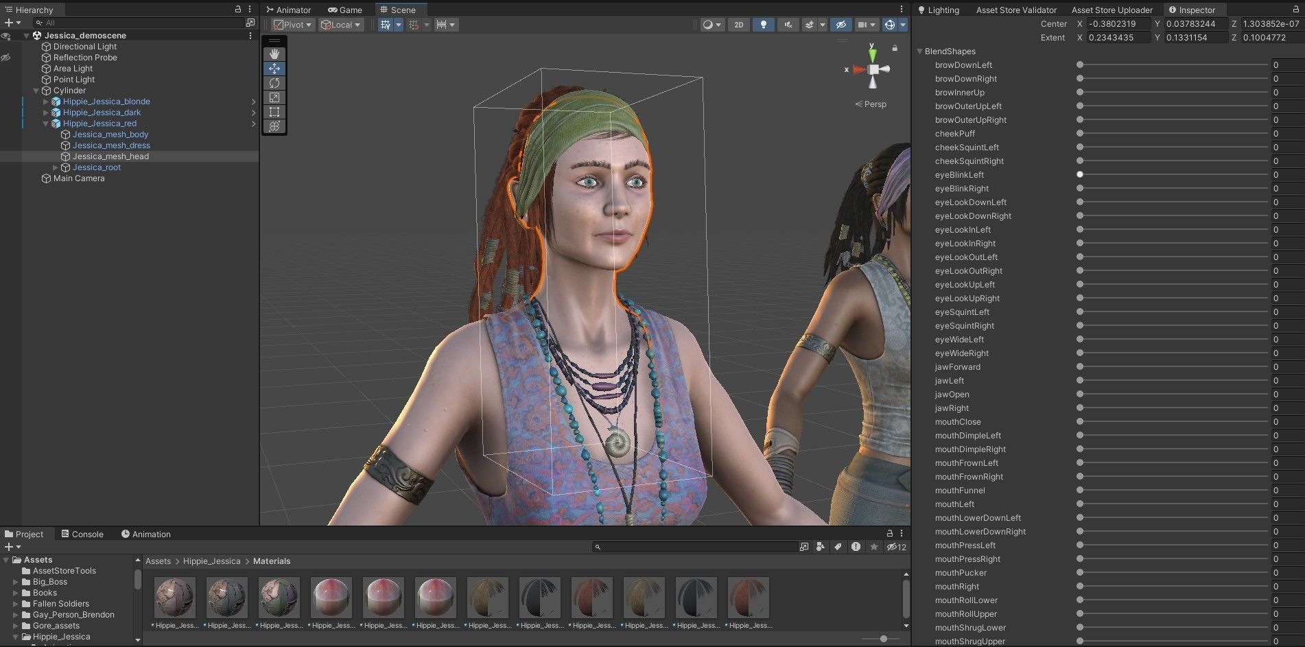 3D model Neo Hippie Jessica VR / AR / low-poly | CGTrader